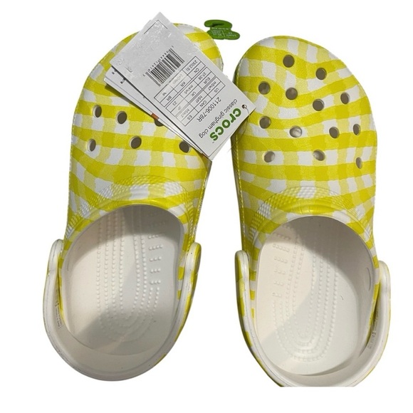 CROCS | Shoes | Crocs Classic Graphic Clogs Daylily Womens 7 Mens 5 New ...
